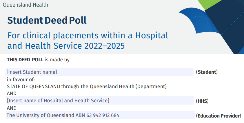 Queensland Health Requirements - Faculty of Medicine - University of Queensland